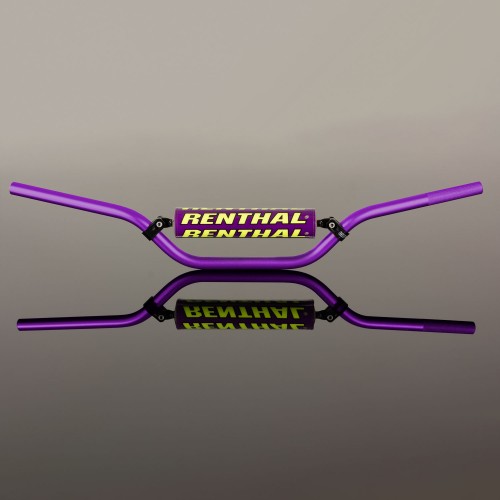 Limited Edition - Modern Retro Purple Renthal Handlebars - Renthal Moto