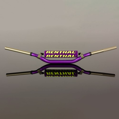 Limited Edition - Modern Retro Purple Renthal Handlebars - Renthal Moto