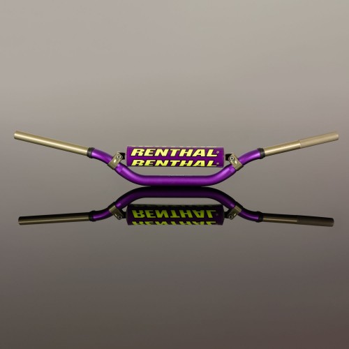 Limited Edition - Modern Retro Purple Renthal Handlebars - Renthal Moto